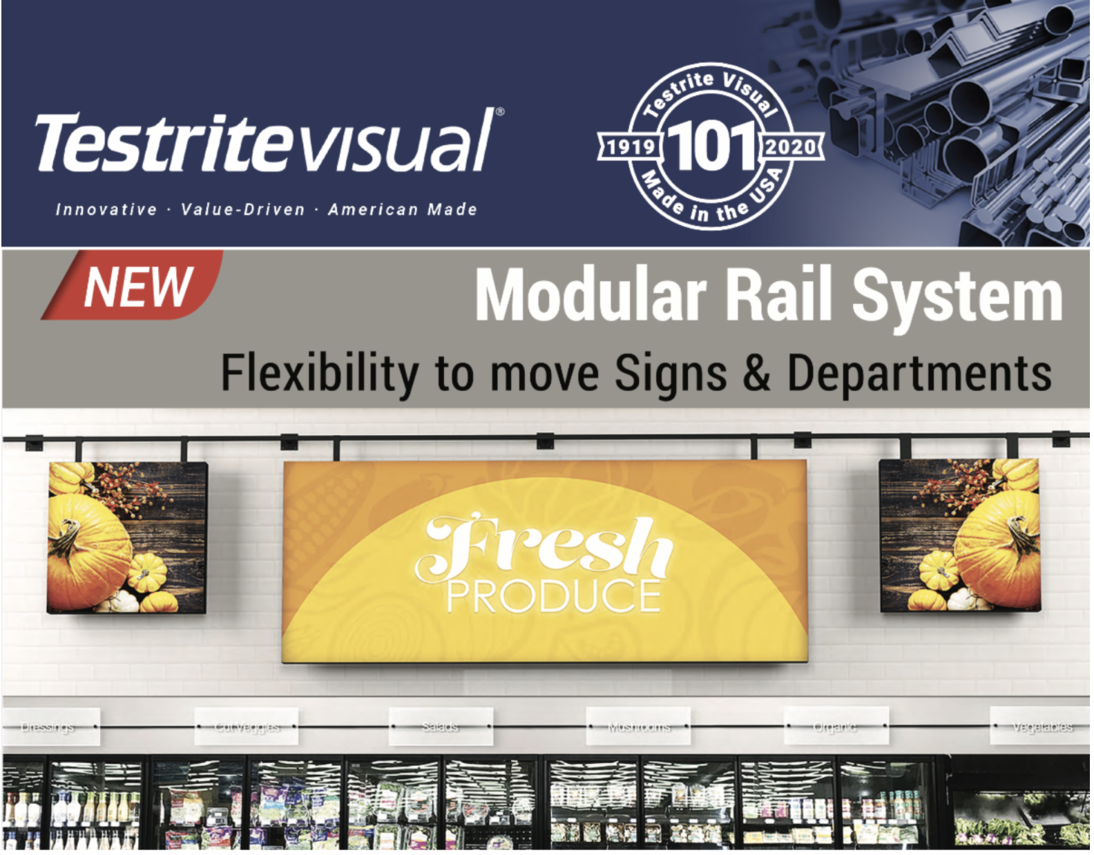 Testrite Visual | News & Views Blog | Modular Rail System
