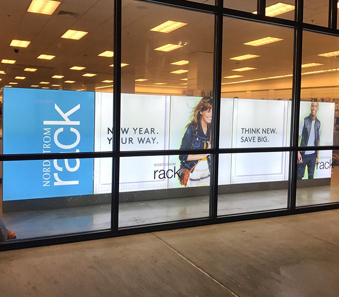 Testrite Visual | Cash Wrap Lightbox Wall Example