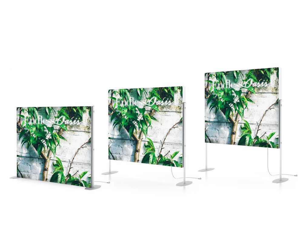 Testrite Visual | Charisma SEG/LED Light Box Elevated Stands™