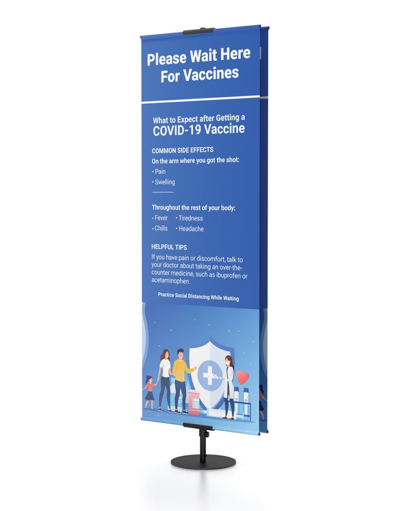 Testrite Visual | Classic Banner Stands™, Pole Pocket