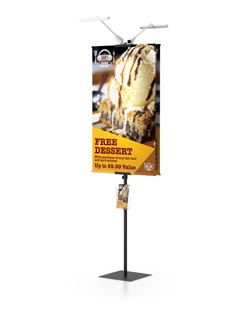 Testrite Visual | Classic Banner Stands™, Pole Pocket