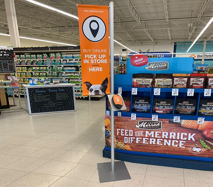 Testrite Visual | BOPIS Greater Stand Example