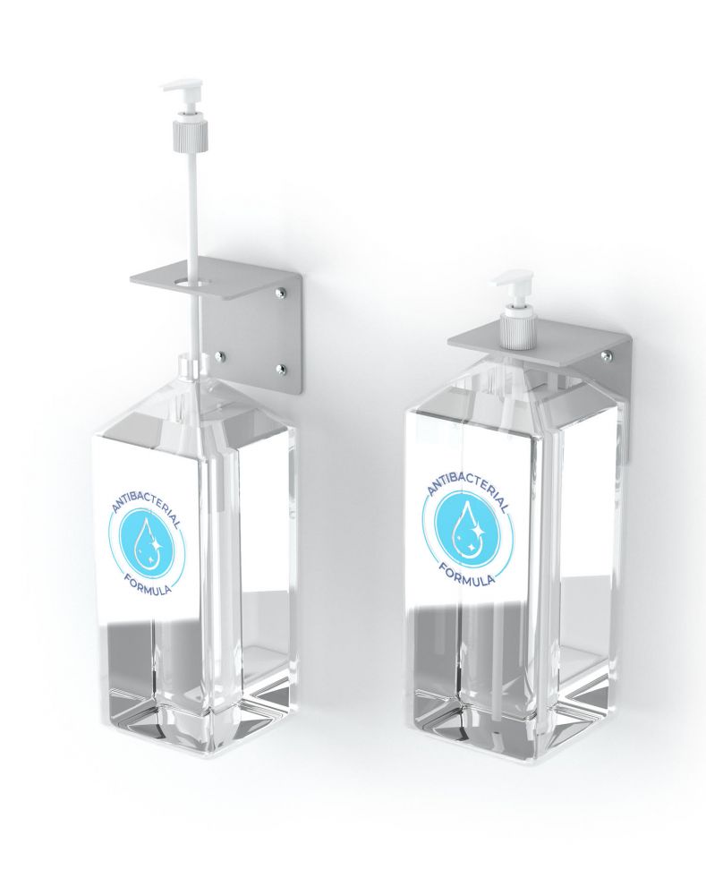 Testrite Visual | Hand Sanitizer Manual Pump Dispenser Stands & Mounts