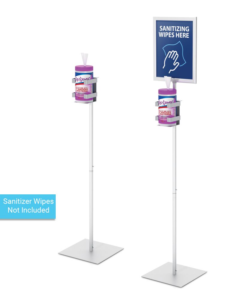 Testrite Visual | Wipe Dispenser Floor Stands