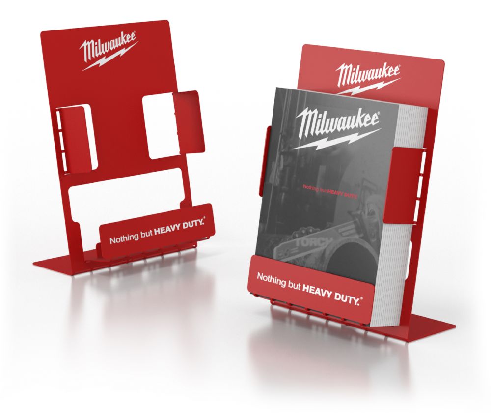 Testrite Visual | Countertop Branded Literature Holder Origami Example