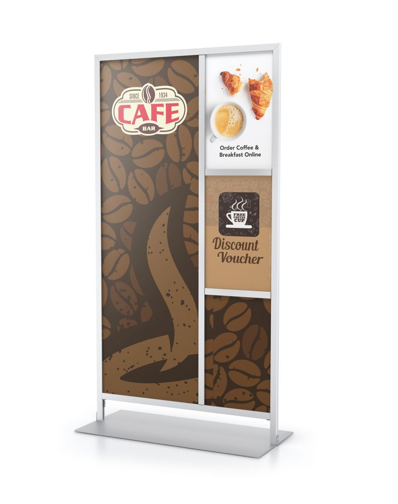 Testrite Visual | Mosaic Side Load SignFrame Stands