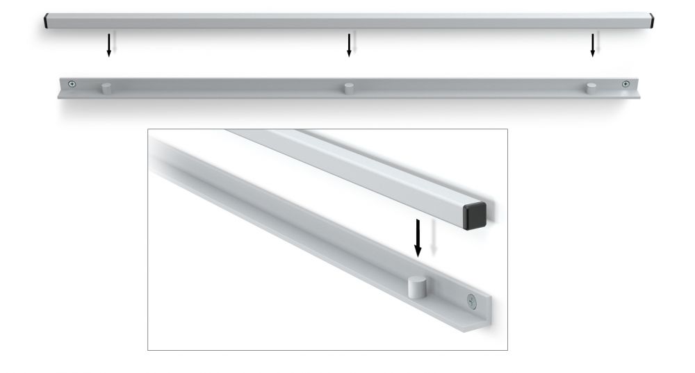 Testrite Visual | Valance Perimeter Rail System™
