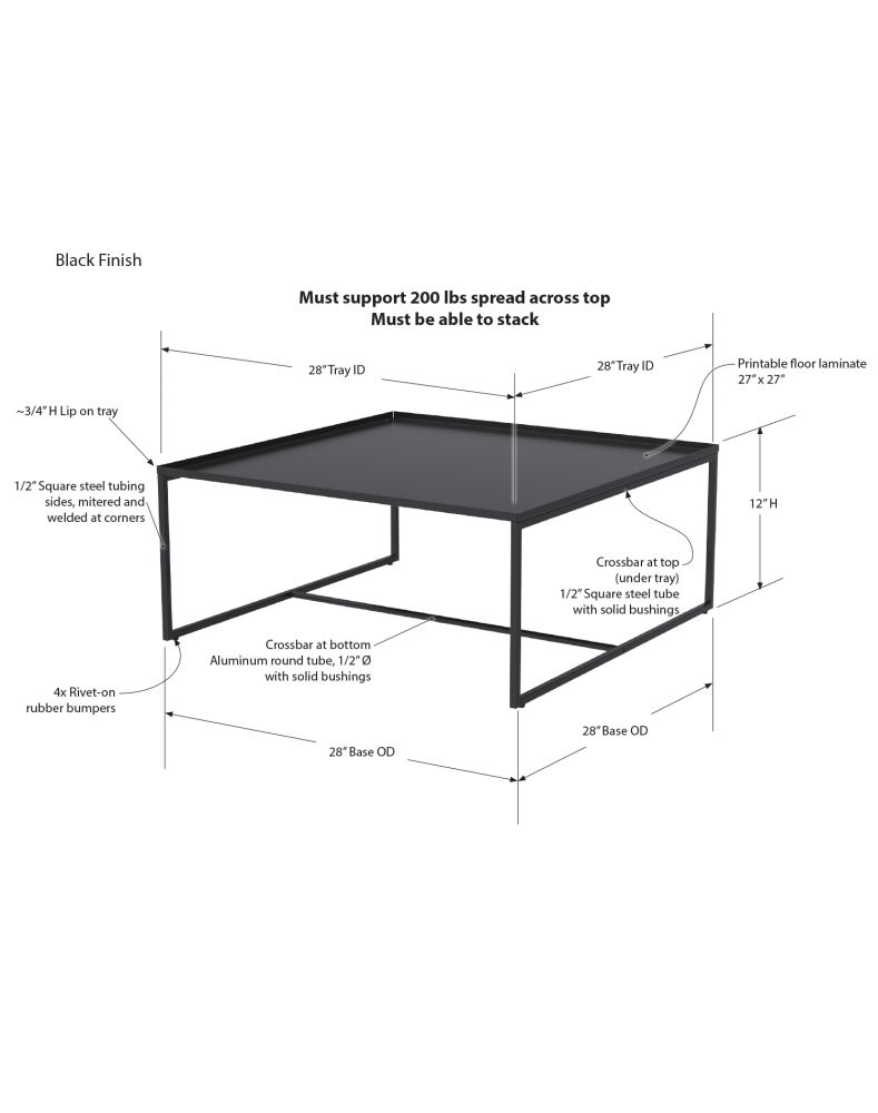 Testrite Visual | Rolling Chair Display Pedestal Example