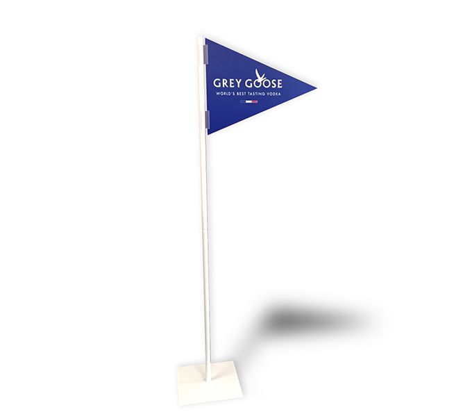 Testrite Visual | Side Hanging Pole Topper Example