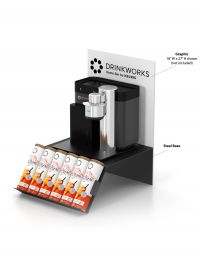 Testrite Visual | Countertop Drink Dispenser Display Example