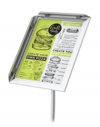 Testrite Visual | EasyOpen SnapFrame™ Pedestal Stands